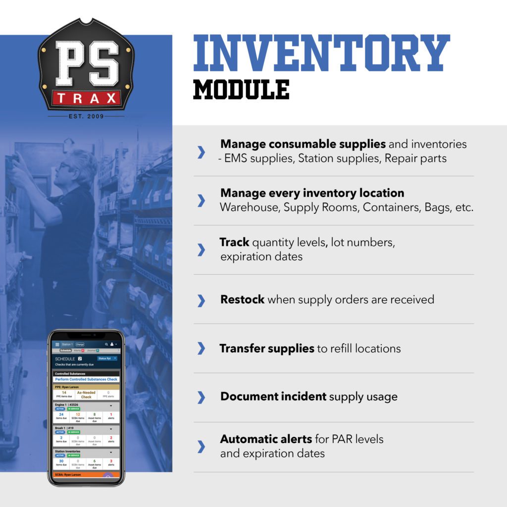Fire & EMS Inventory Tracking Software | PSTrax