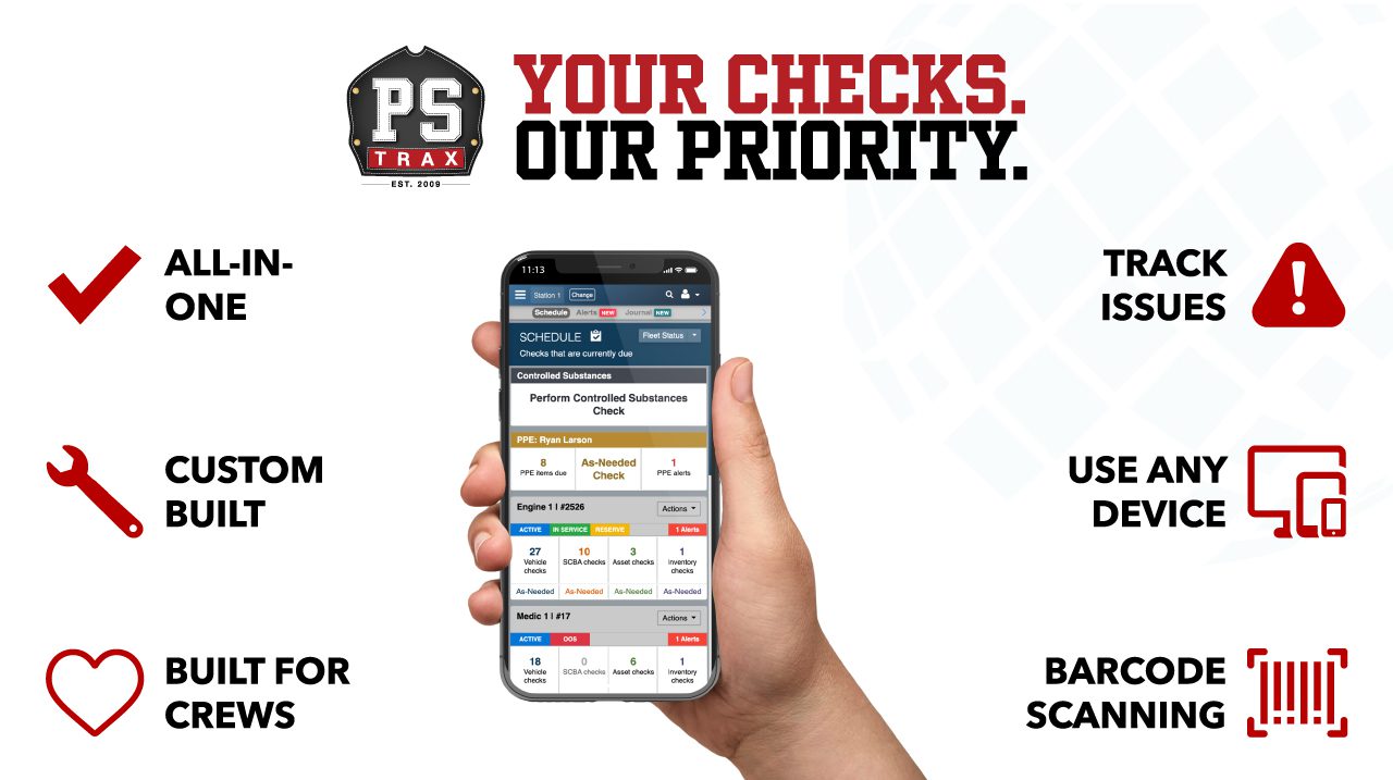 PSTrax Features | Custom-Configured Software for Fire & EMS