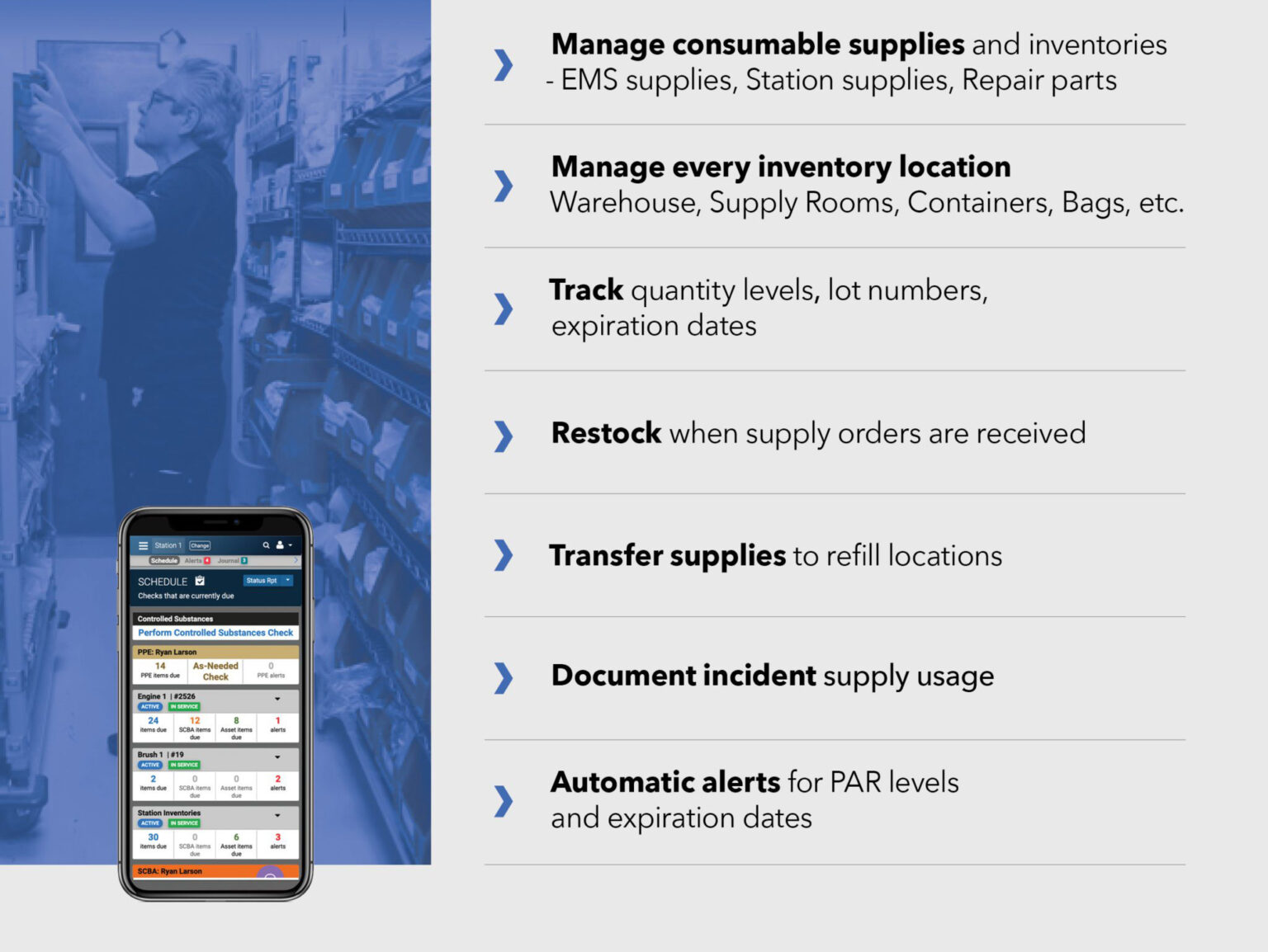 Fire & EMS Inventory Tracking Software | PSTrax